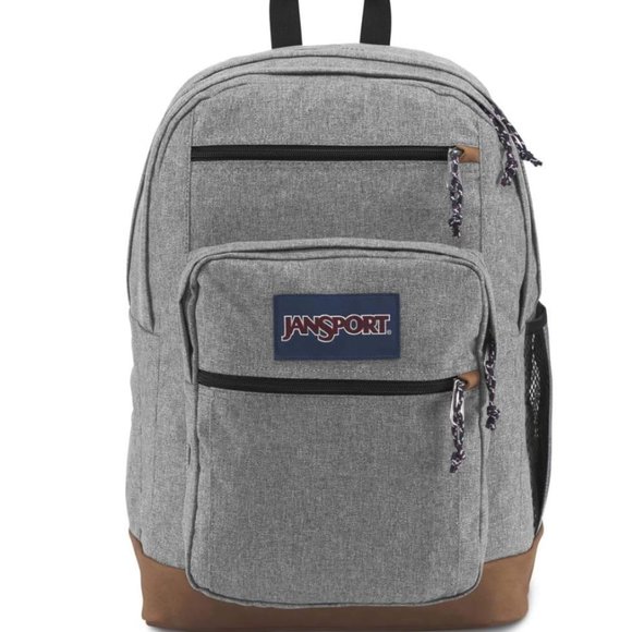 Jansport | Bags | Jansport Cool Student Grey Letterman Backpack New ...